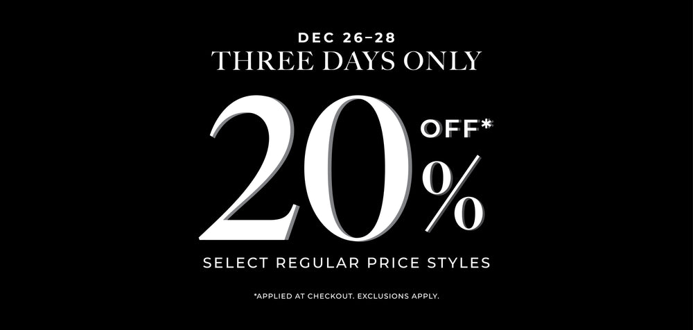 Boxing Week 20% OFF – Andrews
