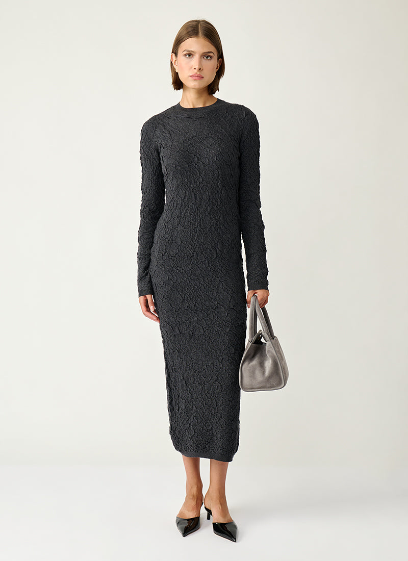 Fabiana Filippi Merino Wool Knit Dress W Embos | ANDREWS TORONTO – Andrews